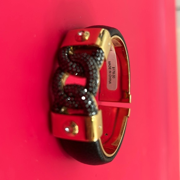 henri bendel | Jewelry | Henri Bendel Link Bracelet Black And Gold Cuff ...